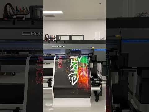 Watch your brand come alive with the incredible power of the Roland VG3 Printer! π¨β¨