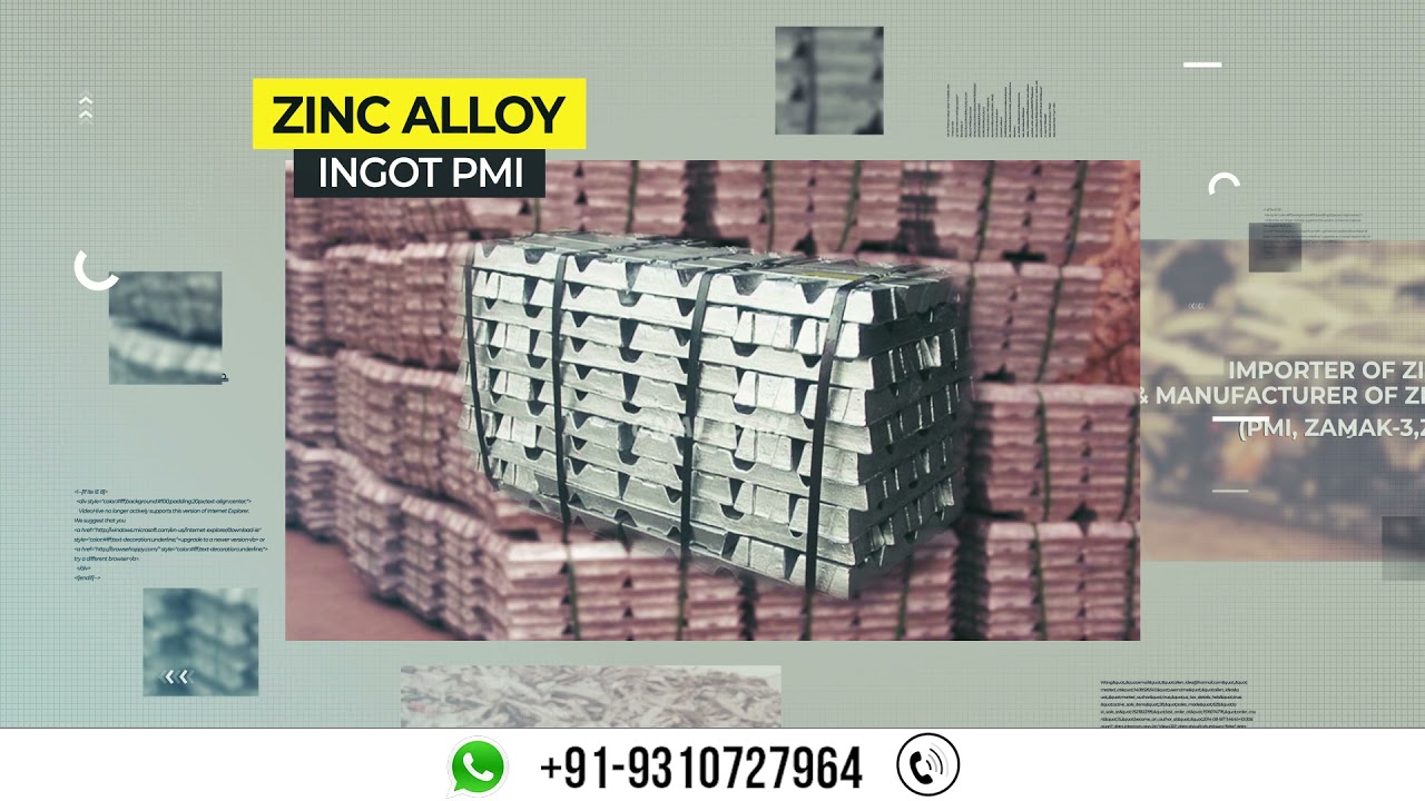 Zinc Alloy Ingots by Kartik Alloys, Delhi & Haryana