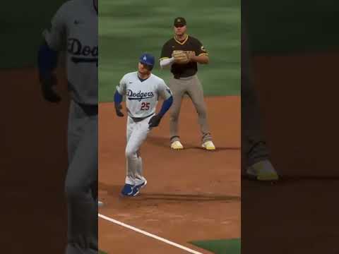 Trayce Thompson Homerun for the #dodgers #dodgersVSpadres #mlb #mlbhighlights #sandiegopadres