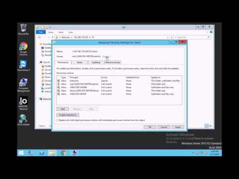 Using Windows ACL to control sub folder access on U300