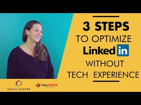 LinkedIn Tips: How to Get a Job in Tech (with no work experience)