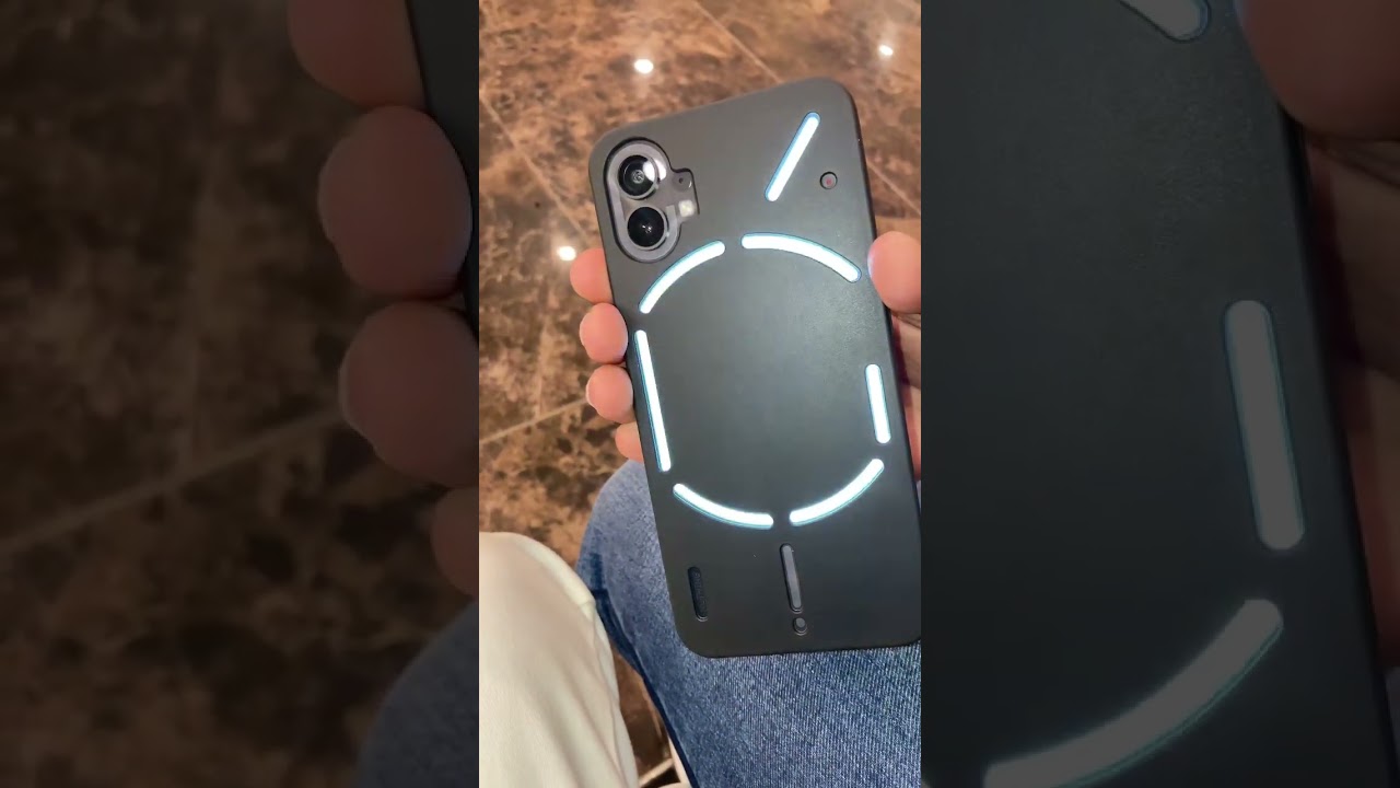 Nothing phone 1 lighting test |#nothingphone1  #black #trending