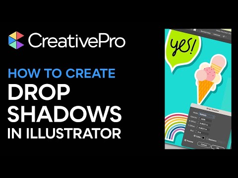 Illustrator: How to Create Drop Shadows (Video Tutorial)