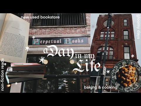 a day in my life ✸ back to reading routines, new bookstore, etc ➤017