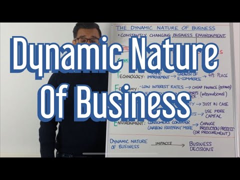 Dynamic Nature of Business