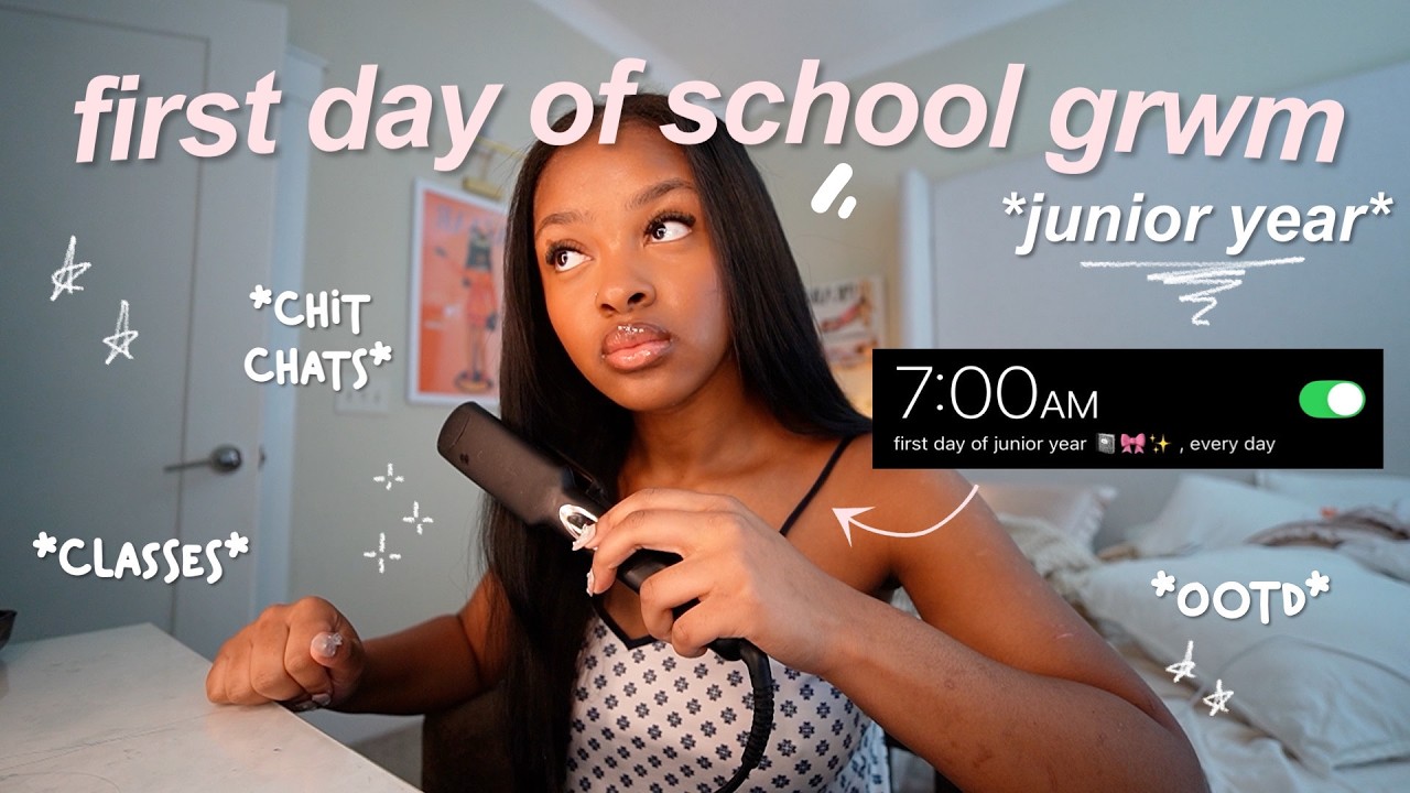 GRWM: FIRST DAY OF SCHOOL (junior year)