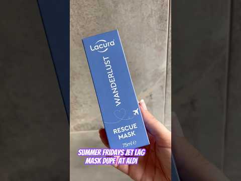 Summer Fridays Jet Lag Mask Dupe in ALDI!! #summer #makeup #beauty #skincare #summerfridays #dupe