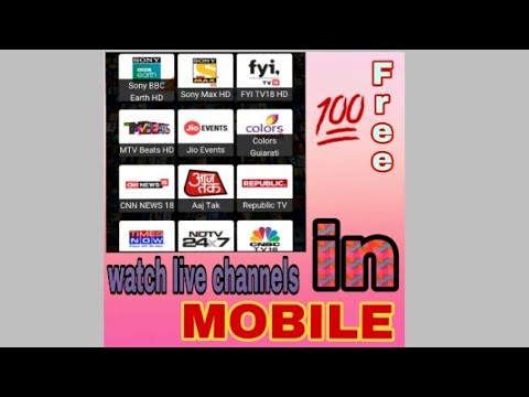 Watch 1000+ live TV channels on your android for free