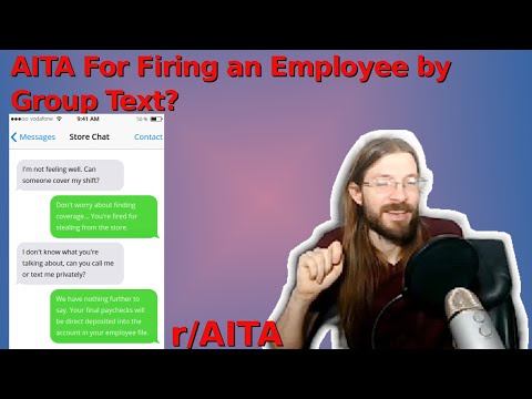 AITA For Firing an Employee by Group Text? | 2 r/AITA | Brian's Advice 180