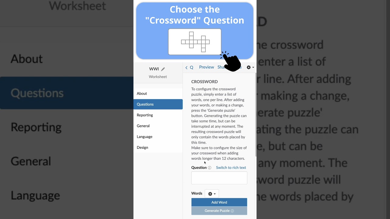 How can #teachers transform this crossword question into a digital one? Part 7