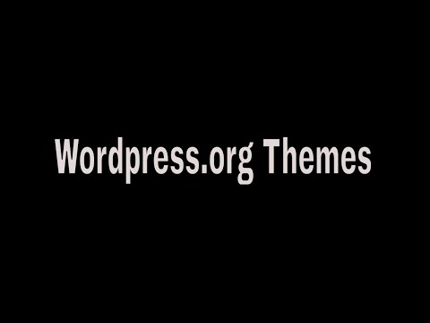 Build a website easily 2018: WordPress.org Theme Repository