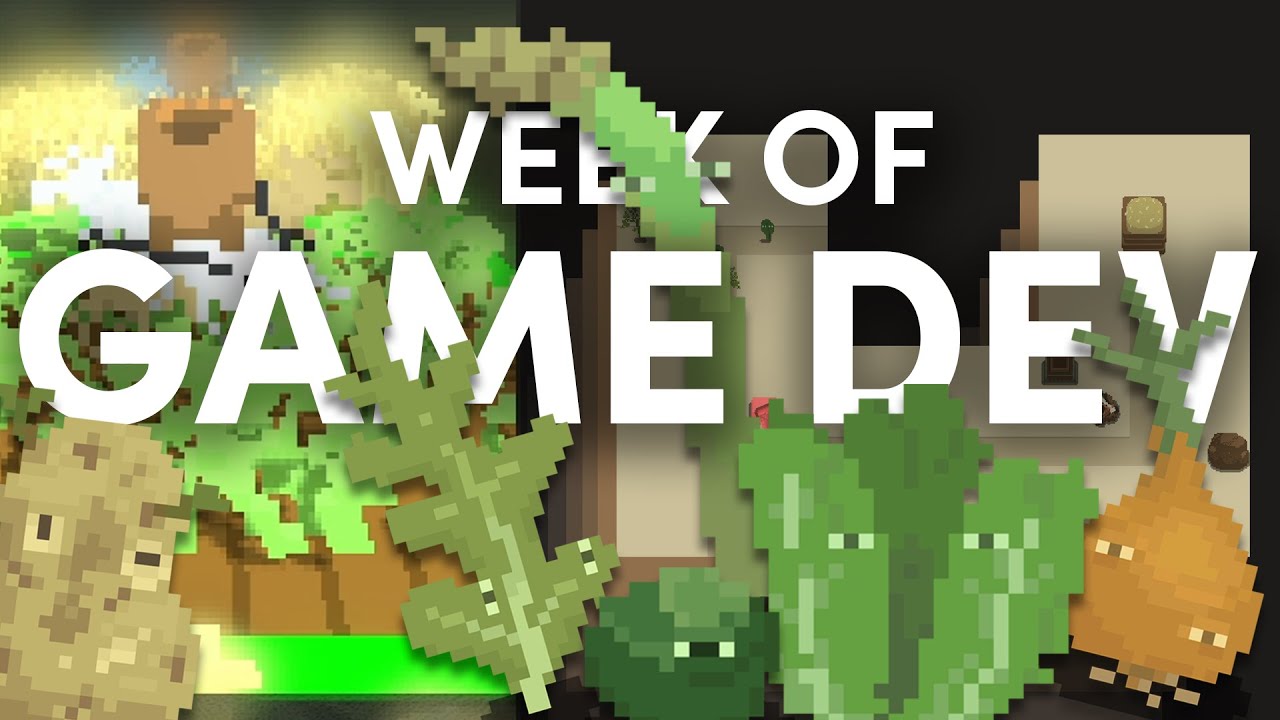 A Week of Indie Game Dev Progress in 6 minutes - Devlog