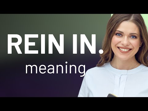 Mastering Idioms: Understanding "Rein In"