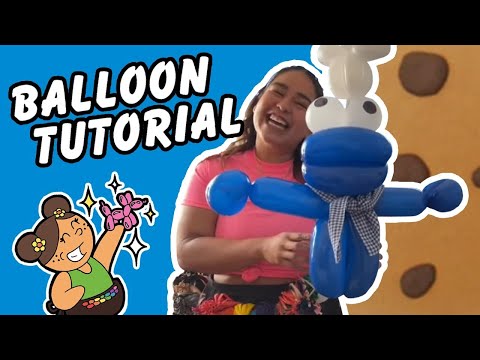 Cookie Monster Balloon Animal Tutorial!