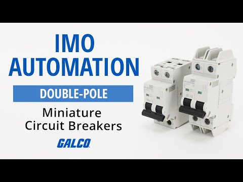 IMO Automation Double-Pole Miniature Circuit Breakers