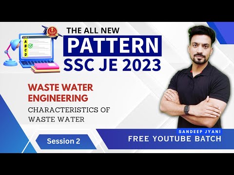 Day 2 - NEW PATTERN SSC JE 2023 - WASTE WATER ENGINEERING - PAPER 1 ...