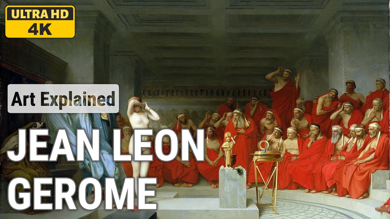 Jean Leon Gerome: A collection of 10 oil paintings with title and year, 1860-1866 [4K]