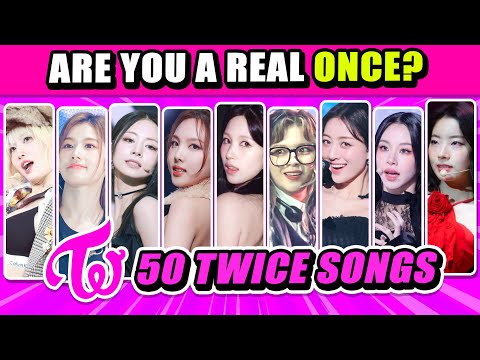 [ONCE QUIZ] GUESS 50 TWICE SONGS | KPOP QUIZ