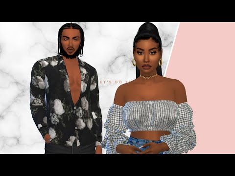 Black King & Queen | Devan & Jaylah Croft | THE SIMS 4 CREATE A SIM - CC LINKS
