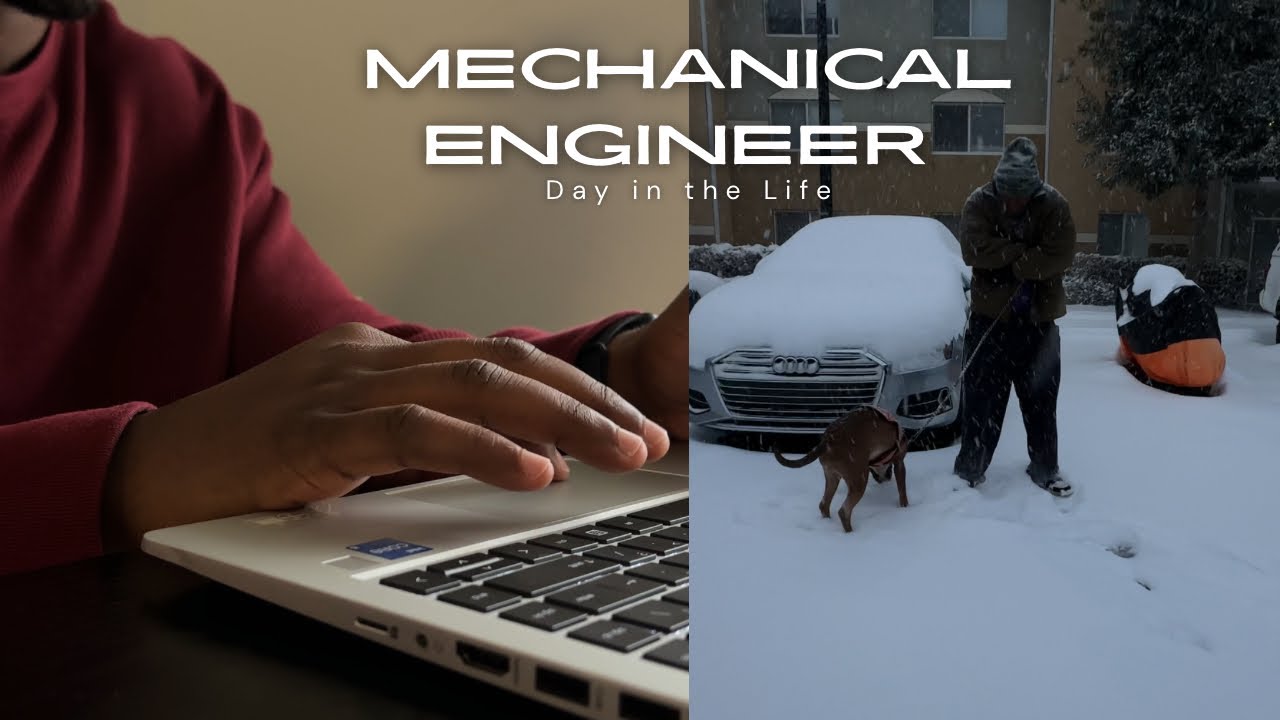 Day in the Life of a Mechanical Engineer | Working From Home, Snow in Florida, Training