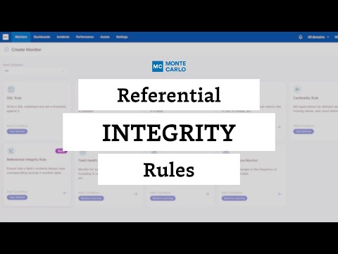 NEW Referential Integrity Rules