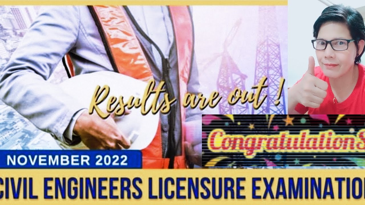 Civil Engineers Licensure Examination RESULTS! November 2022