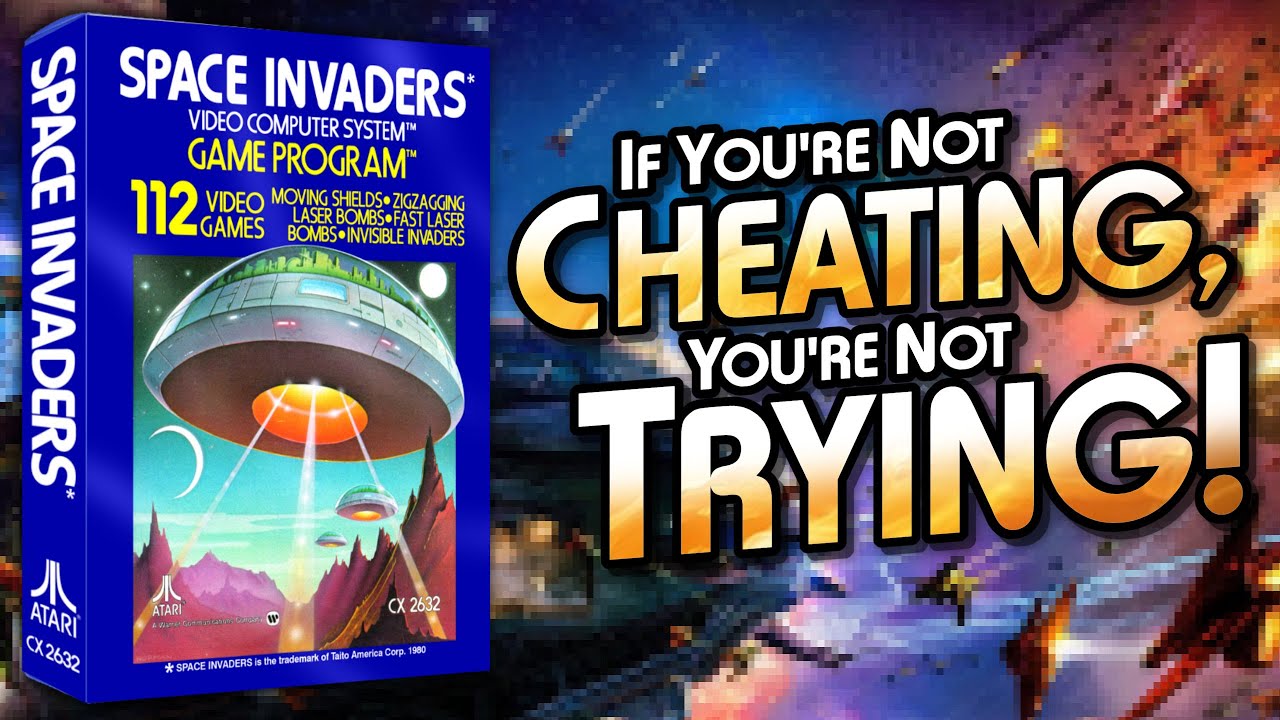 Atari 2600 Space Invaders | DOUBLE-SHOOTER & INSANE Multiplayer Options!