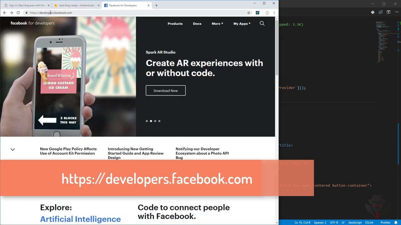 50 Authentication - Sign in with Facebook Twitter and Github in firebase