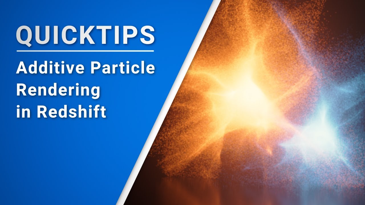 C4D Quicktips: Additive Particle Shading in Redshift