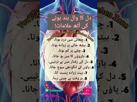 8 Symptoms of Veins Cholesterol | Heart Walls in Urdu #veins #cholesterol #symptoms #heartwalls