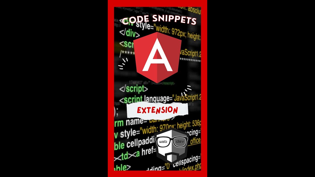Angular Snippets for Visual Studio Code #shorts #angular