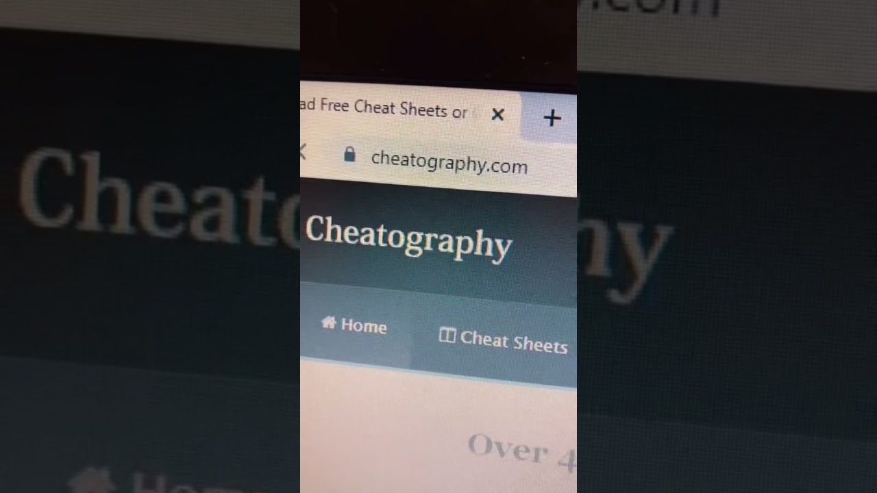 Handy cheat sheets. #shorts