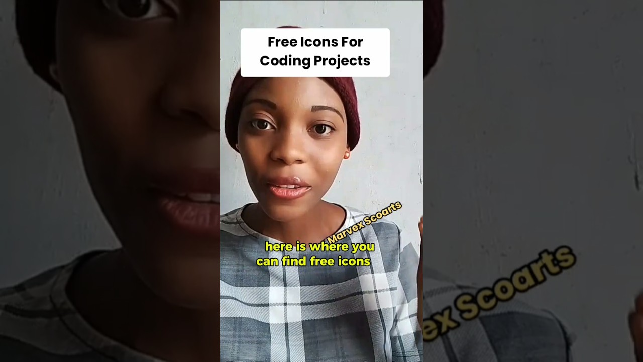 FREE Icons To Use For Your Next Side Coding Project 💻#coding #jadexartsacademy #icon #shorts