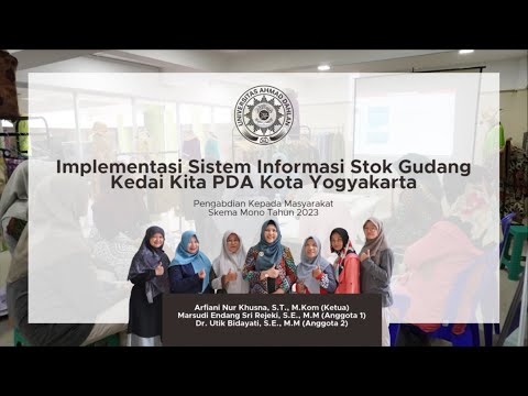 PKM Implementasi Sistem Informasi Stok Gudang Kedai Kita PDA Kota Yogyakarta