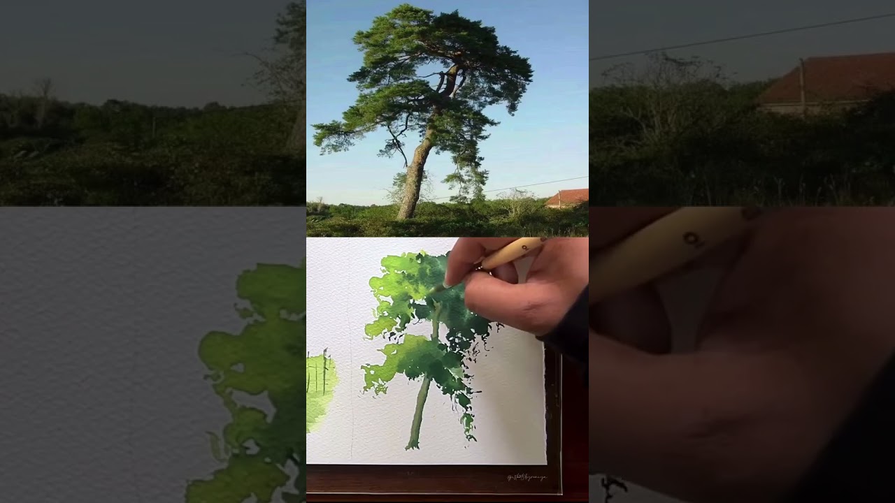 Easy Tree Painting Anyone Can Try!
