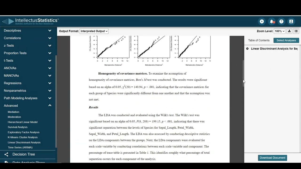 Linear Discriminant Analysis