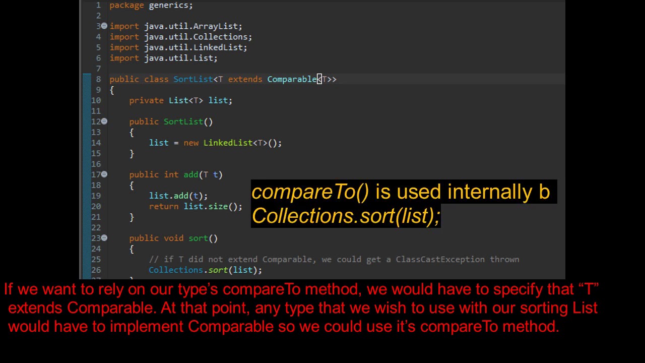 Intro to Java 6: Generics