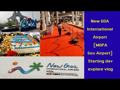 New Goa Mopa International Airport | Manohar Gox Airport | GOX to HYD Travel Vlog Video | ettv