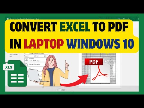 How To Convert Excel To PDF In Laptop Windows 10