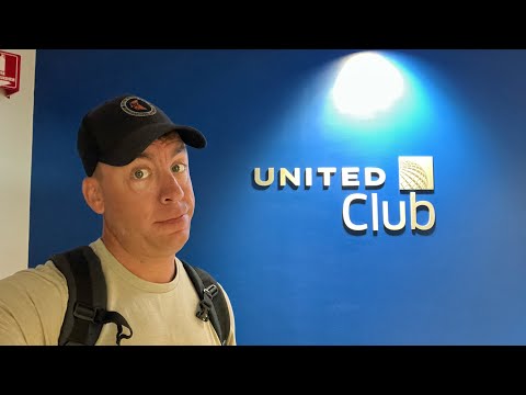 United Airlines: MCO - Orlando Florida Airport and United Club