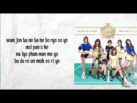 AOA - Heart Attack Lyrics (easy lyrics)