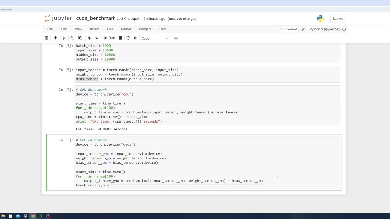 Maximizing Performance: CPU vs GPU with CUDA