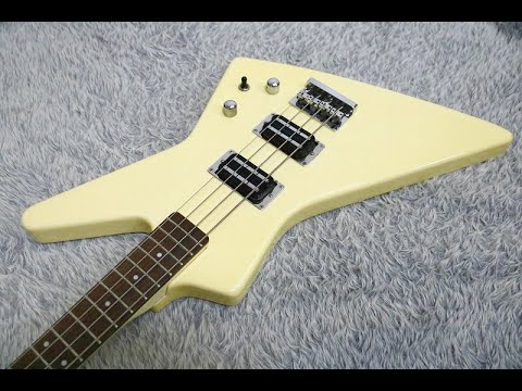 Rare 1980's made Fernandes The Function Bass Explorer model | Reverb