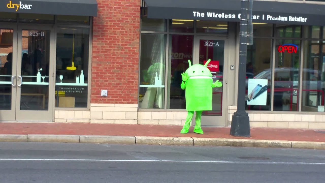Dancing Android Robot Man: Super Dancer - Washington DC