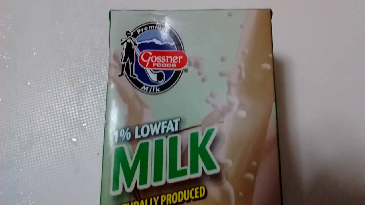 1% low fat milk Gossner milk