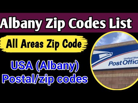 Albany NY zip code list of all areas