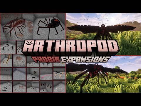 Minecraft Arthropod Phobia Expansions Speedrun in 54 Minute (Only Spider Moth)