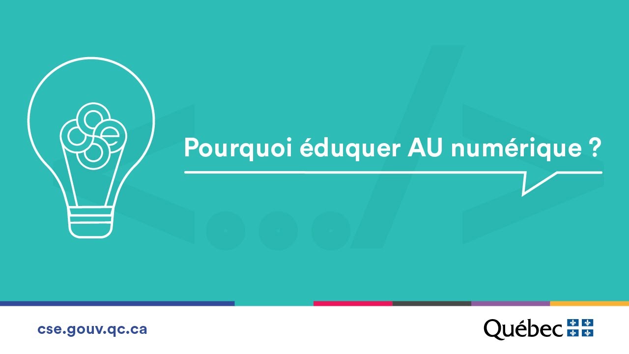 Pourquoi éduquer AU numérique?
