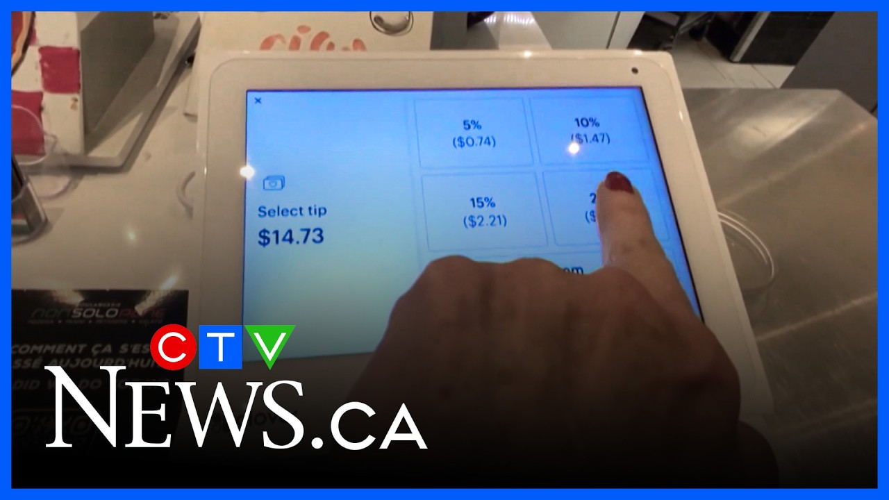'Gone too far': Canadians fed up with tipping