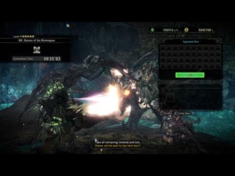 MHW:IB | RE: Return of the Bioweapon 4P Full Gameplay